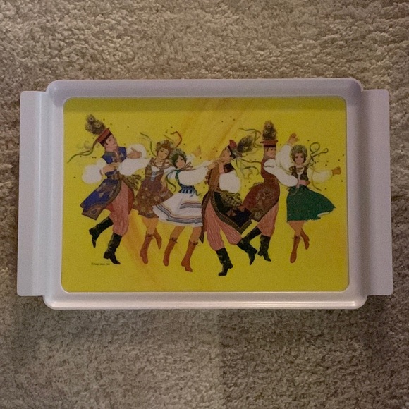 Vintage | Dining | Vintage Serving Tray 973 Robert Barno Polish Dancers ...